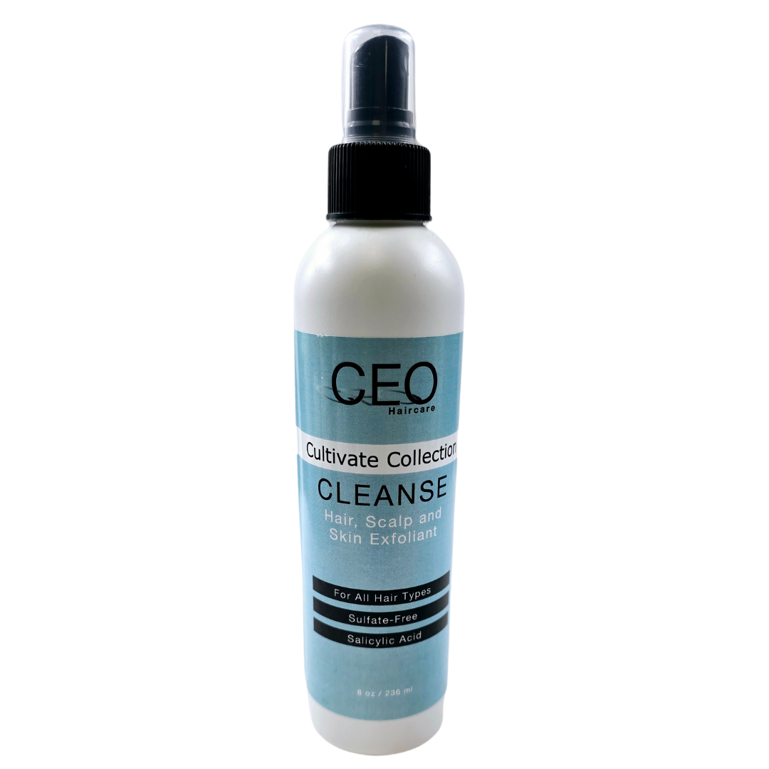 CLEANSE Hair, Scalp & Skin Exfoliant Spray 8 oz – CEO Haircare